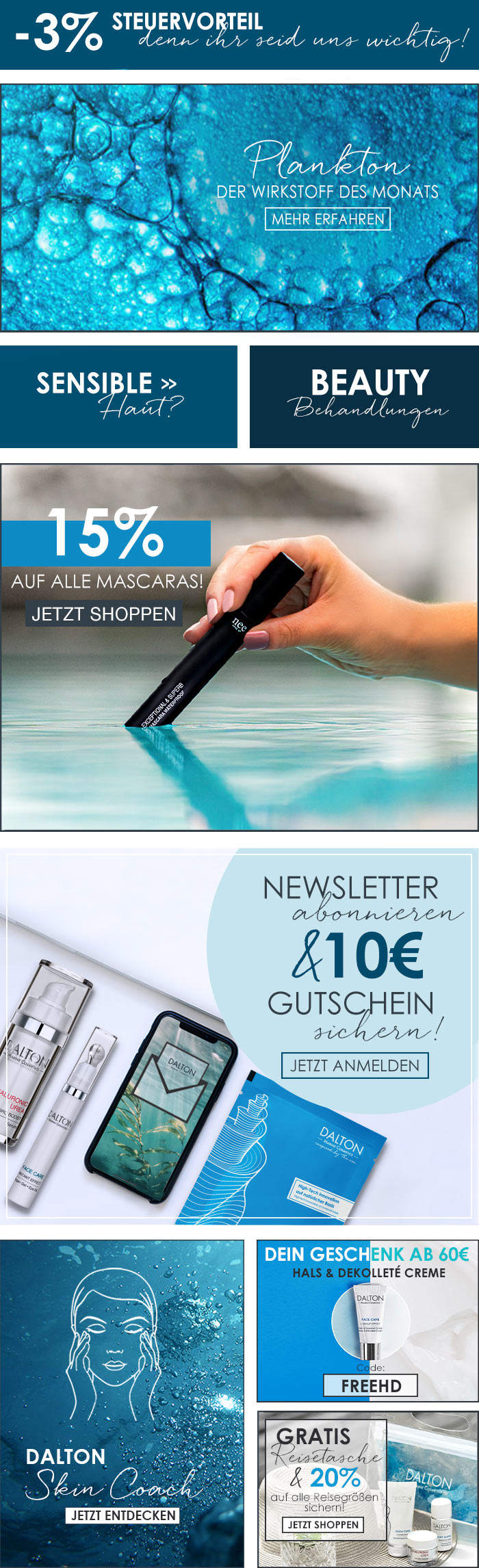 Hochwertige Meereskosmetik online kaufen